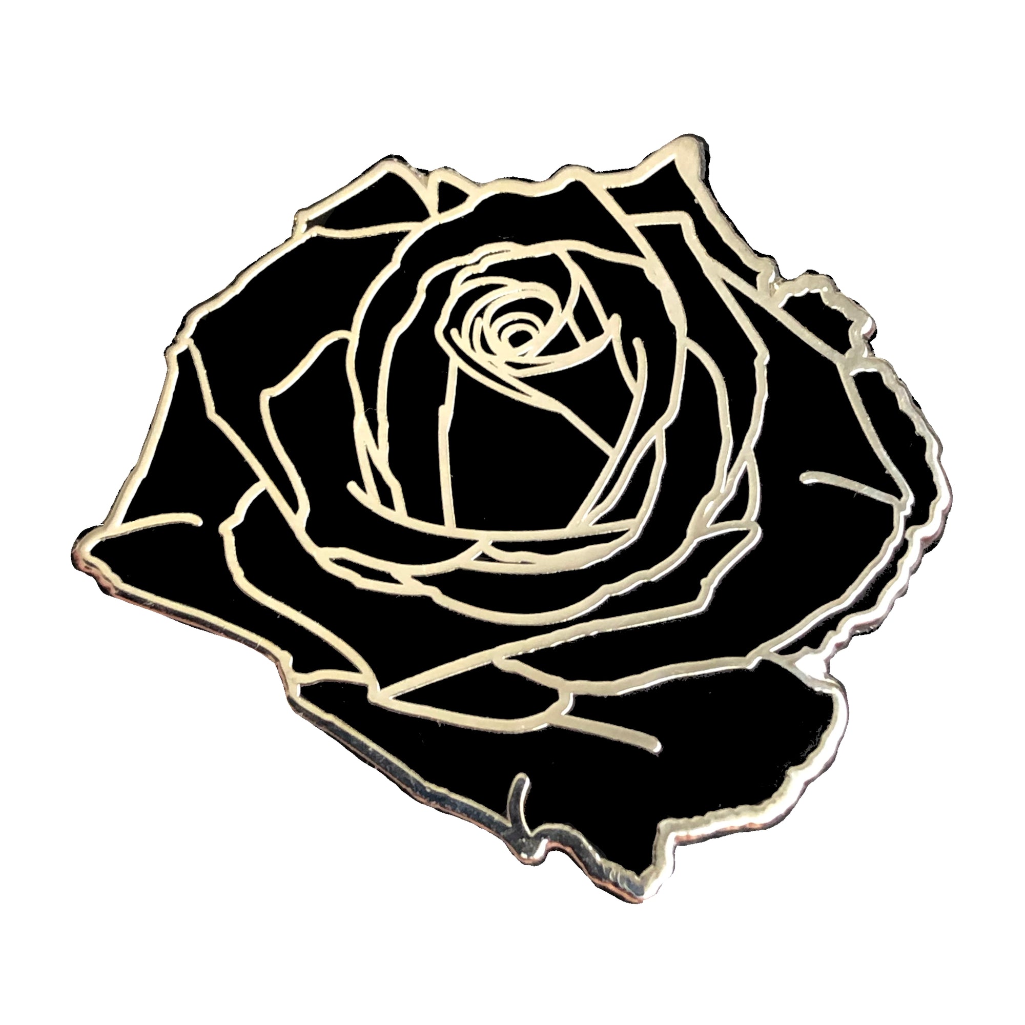 Black Rose Pin – Inner Decay