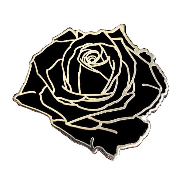 Black Rose Pin – Inner Decay