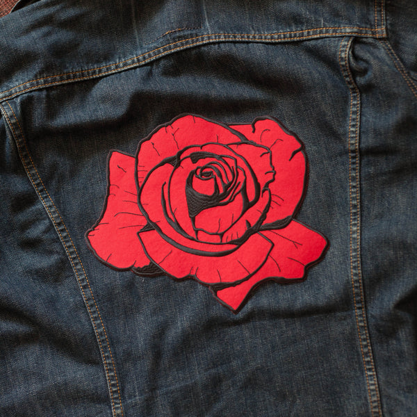 Red Rose Back Patch – Inner Decay