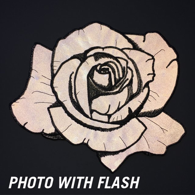 Reflective Rose Back Patch – Inner Decay